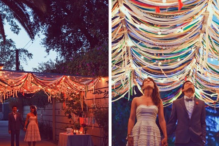 Techo De Cinta Para Boda Entelado De Olas Para Bodas: Diseño Y
